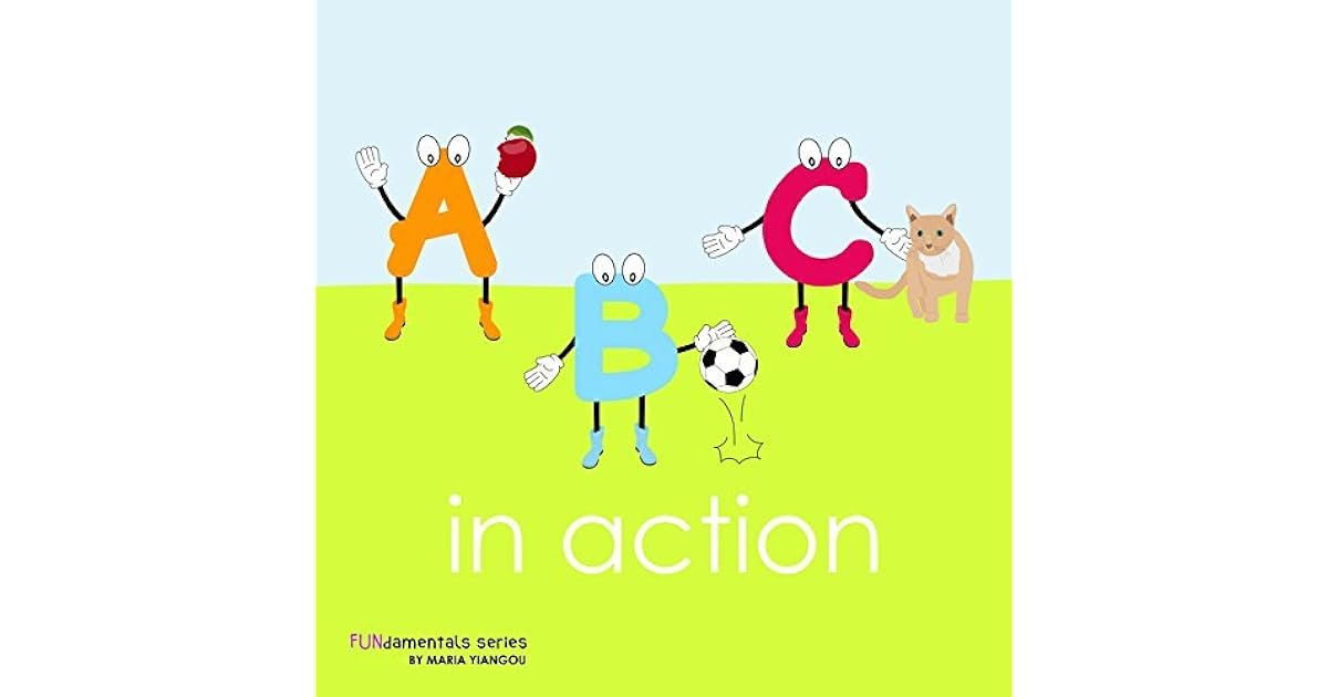 ABC in action: Children's alphabet book. Teach toddlers, preschool ...