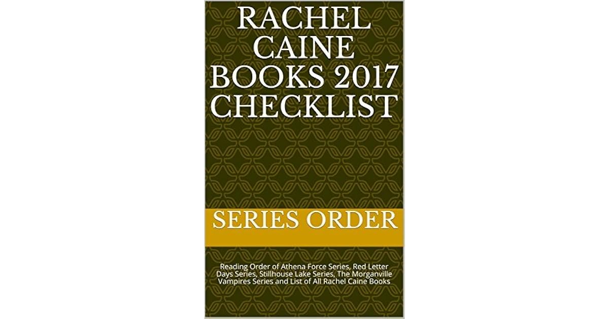 Rachel Caine Books 2017 Checklist: Reading Order of Athena Force Series ...