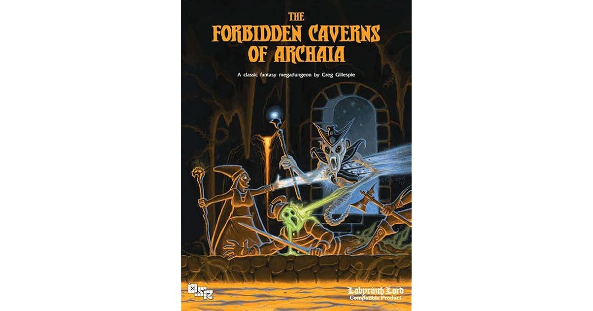 The Forbidden Caverns of Archaia by Greg Gillespie