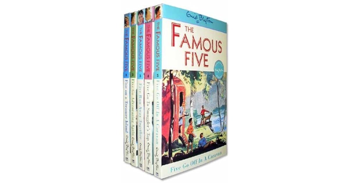 Famous Five (Vol 1 to 5) 5 Books Set Collection by Enid Blyton