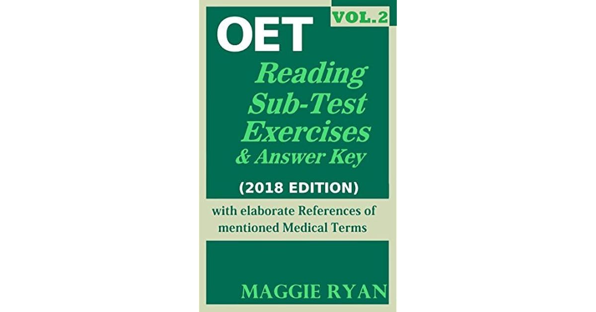 OET Reading For All-Professions by Maggie Ryan: Book: VOL. 2 by Maggie Ryan