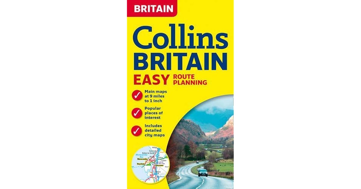 Collins Britain Easy Route Planning Map by Collins Maps