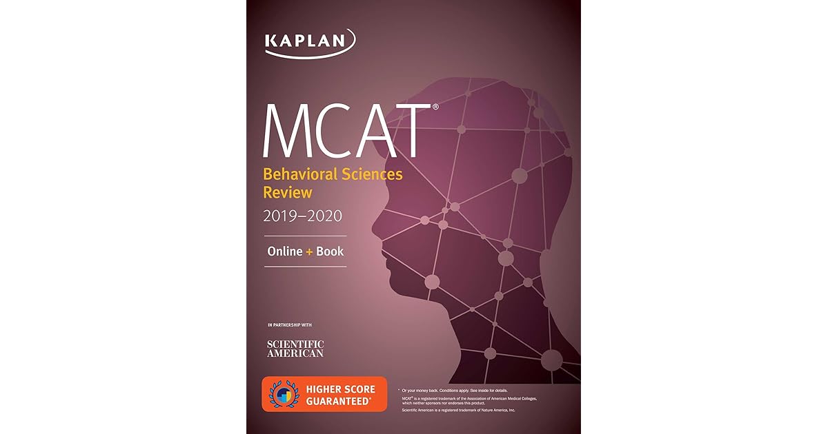 MCAT Behavioral Sciences Review 2019-2020: Online + Book by Kaplan Test ...