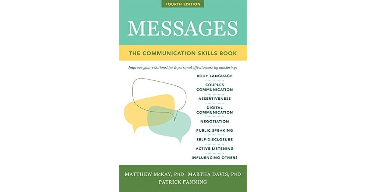 Messages: The Communications Skills Book by Matthew McKay