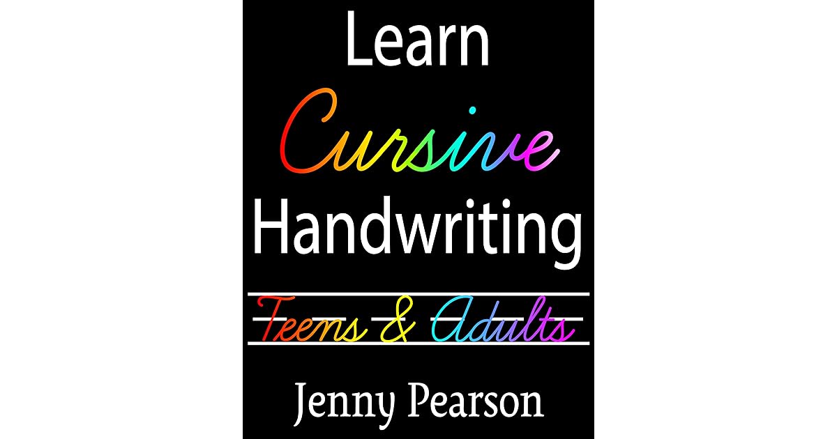 Book giveaway for Learn Cursive Handwriting by Jenny Pearson May 21-Jun ...