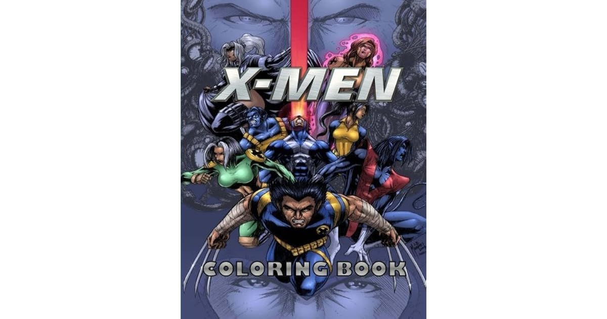 X-MEN coloring book by Mr Jack