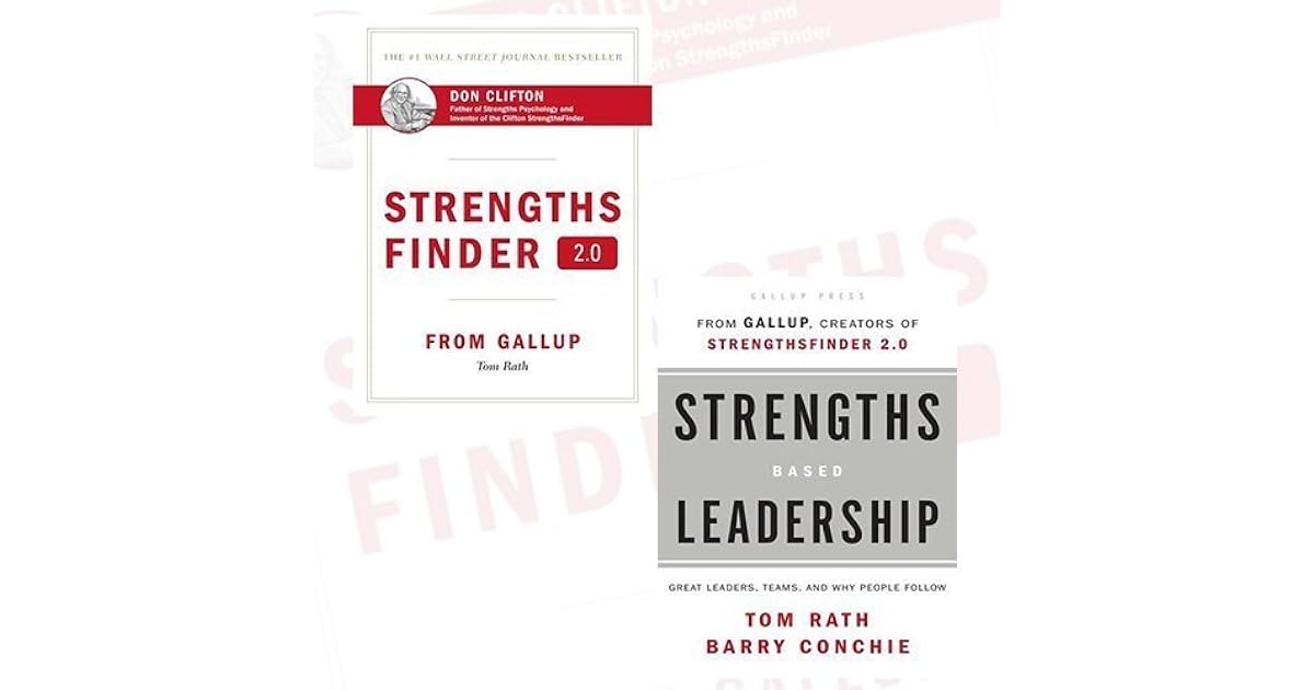 Tom Rath StrengthsFinder 2.0 and Strengths Based Leadership 2 Books ...