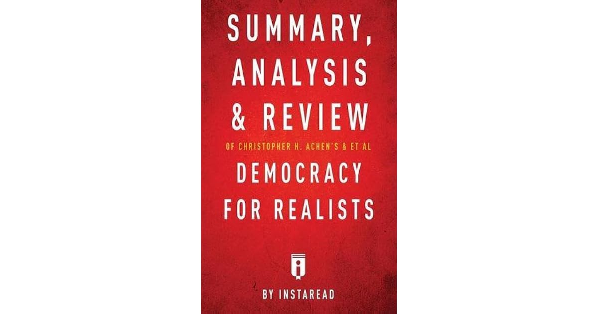 Summary, Analysis & Review of Christopher H. Achen's & Larry M. Bartels ...