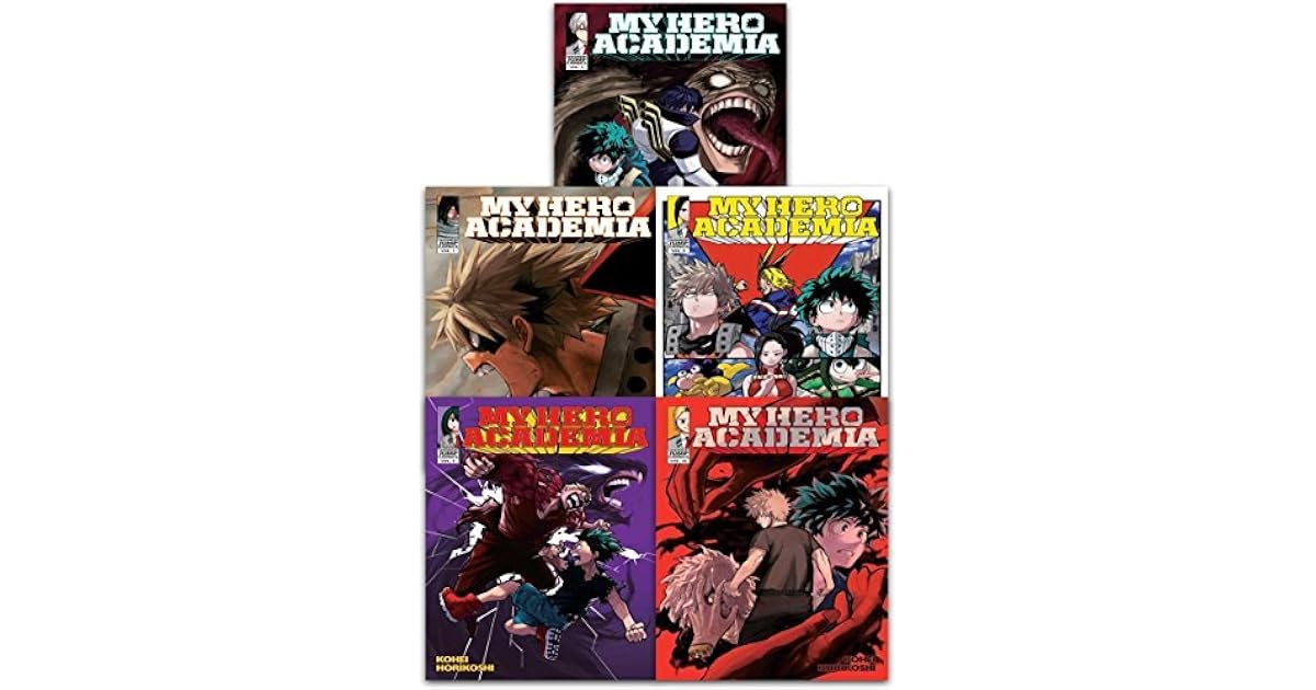 My Hero Academia Volume 6-10 Collection 5 Books Set (Series 2) by Kohei ...