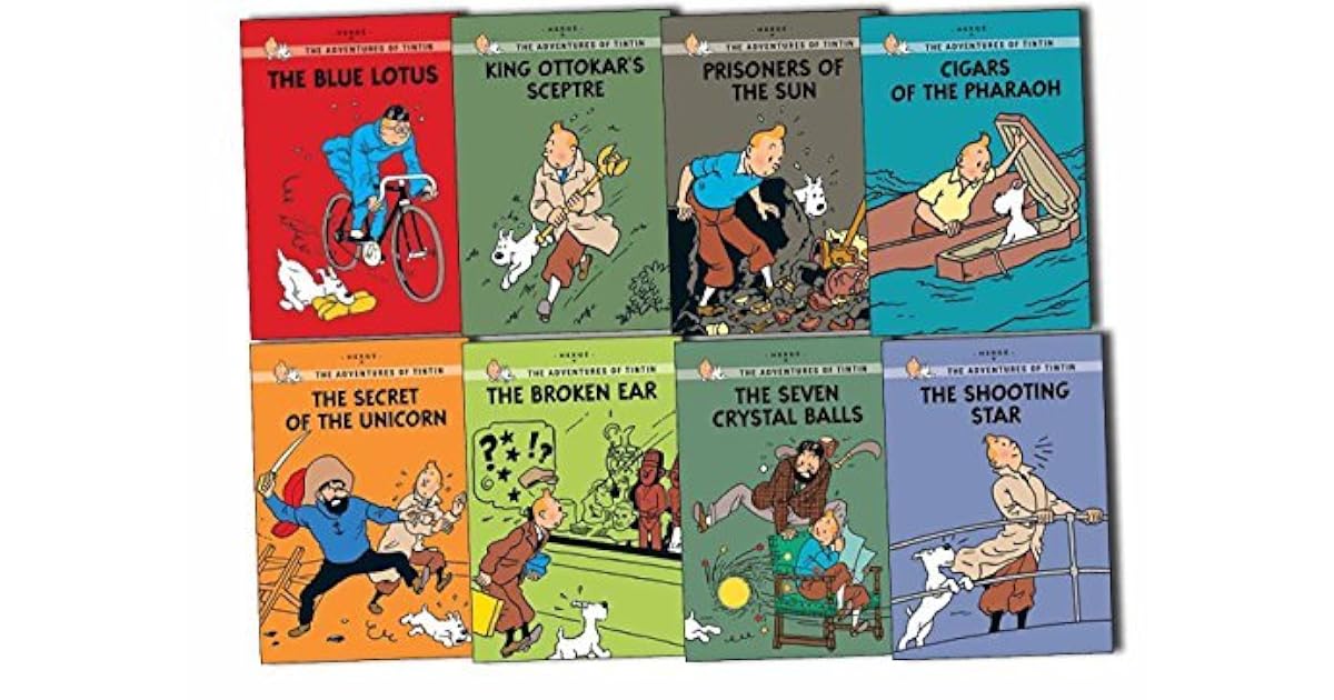 Adventures of Tintin Young Readers 8 Books Collection Pack Set by Hergé