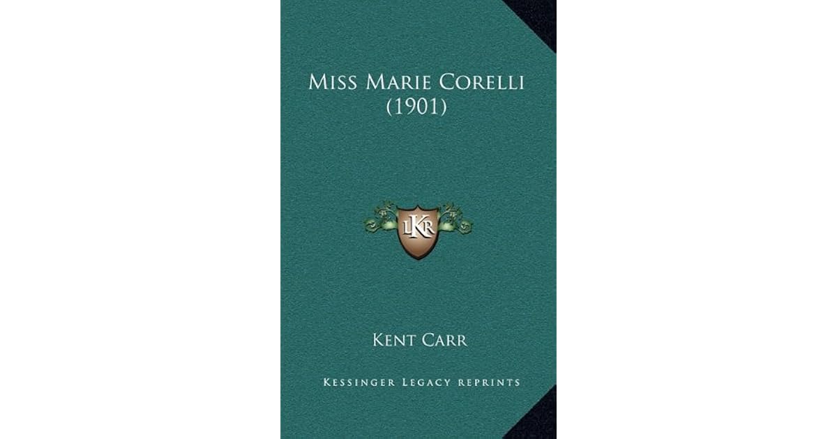Miss Marie Corelli (1901) by Kent Carr