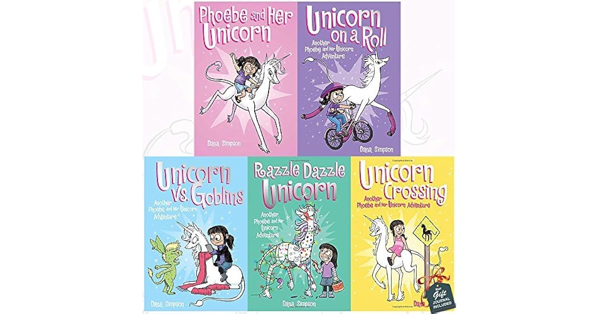 Phoebe and Her Unicorn Series (1-5) 5 Books Bundle Collection With Gift ...