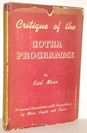Critique of the Gotha Programme by Karl Marx