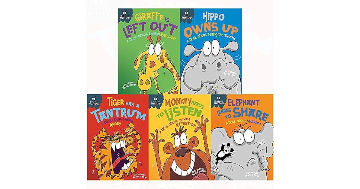 Behaviour Matters Series 6 Books Collection Set by Sue Graves