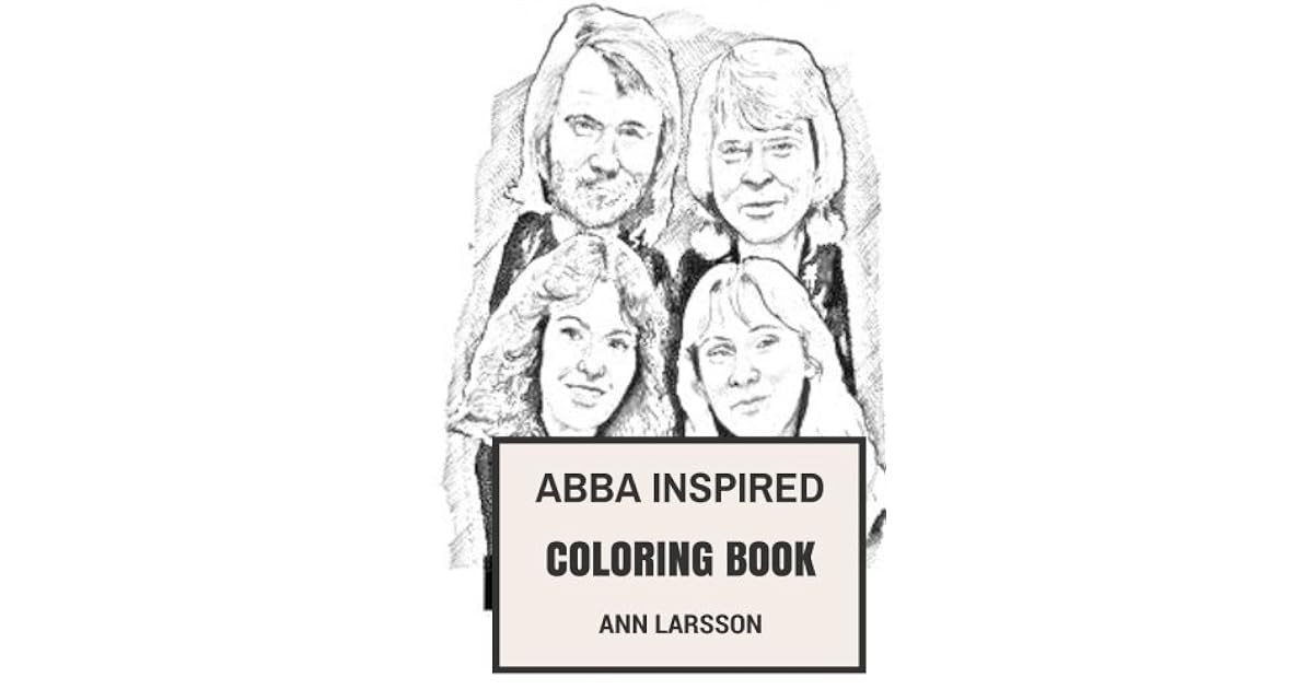Abba Inspired Coloring Book: The Most Commercial European Band ...