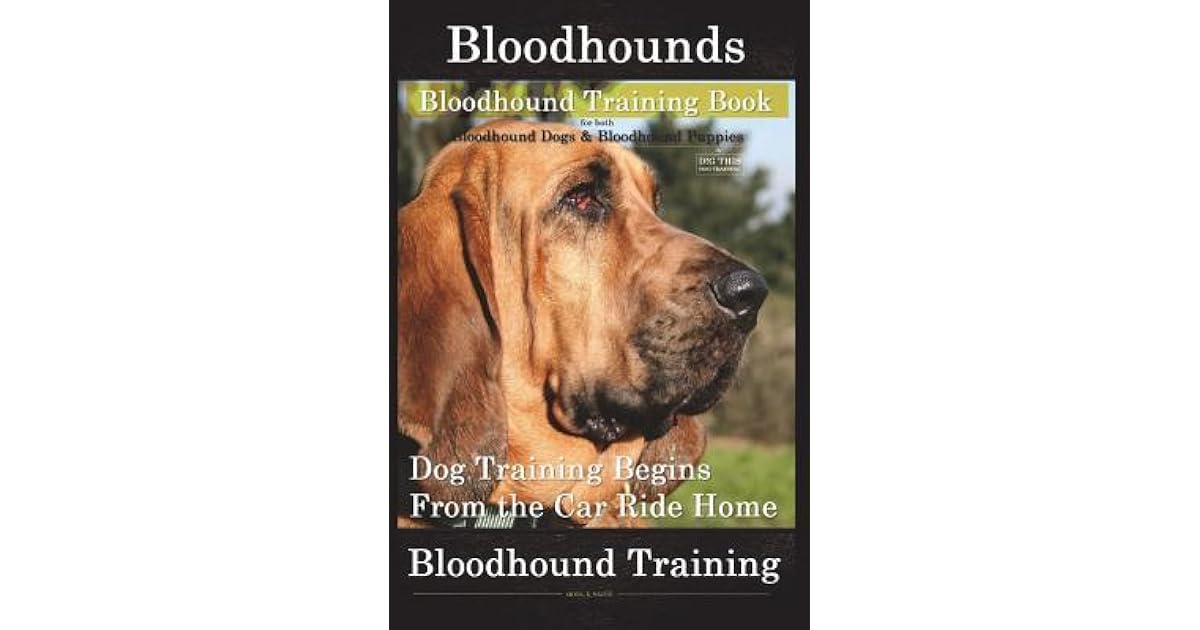 Bloodhounds, Bloodhound Training Book for Both Bloodhound Dogs ...