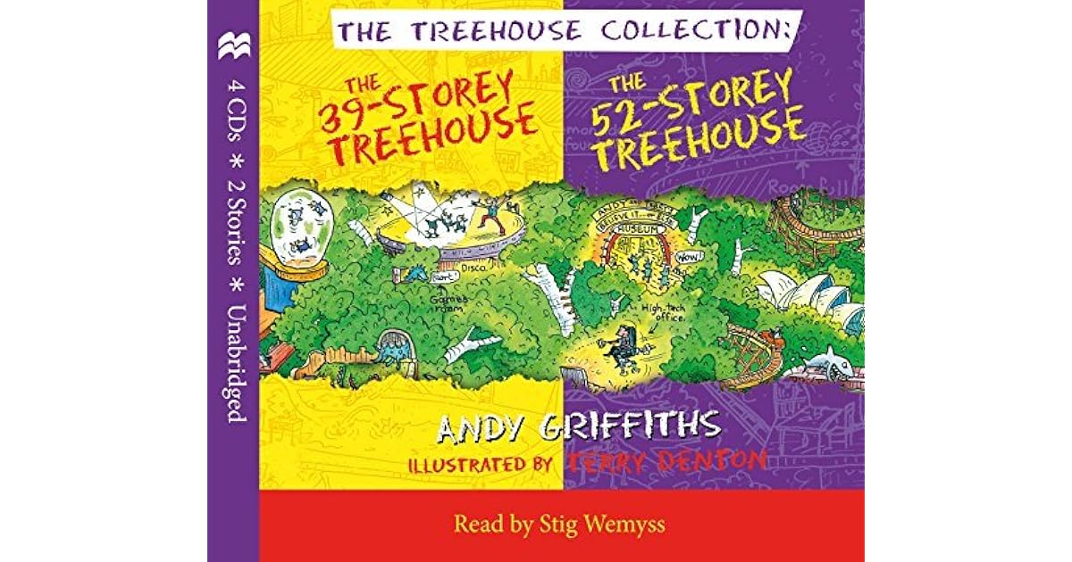 The 39-Storey & 52-Storey Treehouse CD Set by Andy Griffiths
