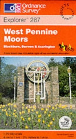 West Pennine Moors: Blackburn, Darwen and Accrington by Ordnance Survey