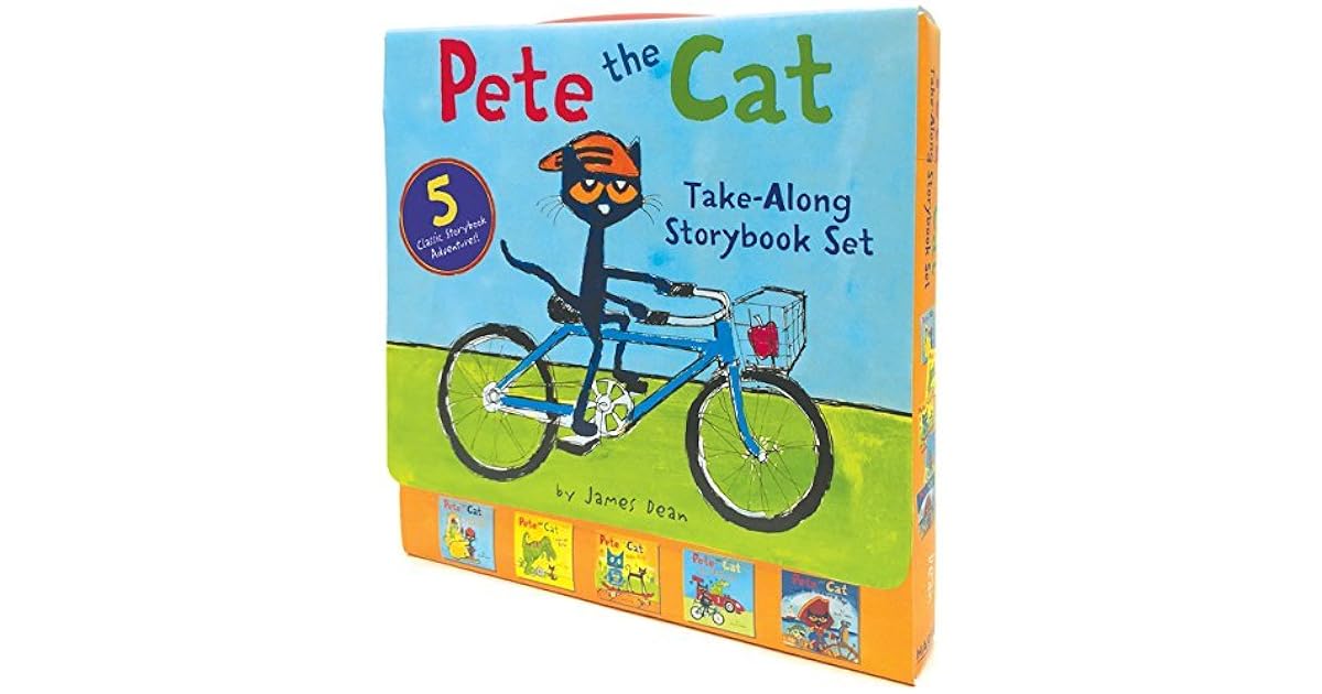 Pete the Cat Take-Along Storybook Set: 5-Book 8x8 Set by James Dean