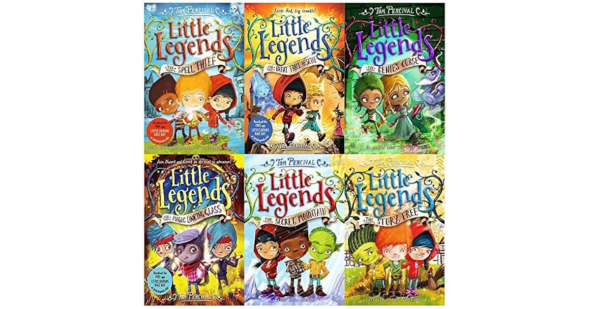 little legends collection 6 books set by Tom Percival
