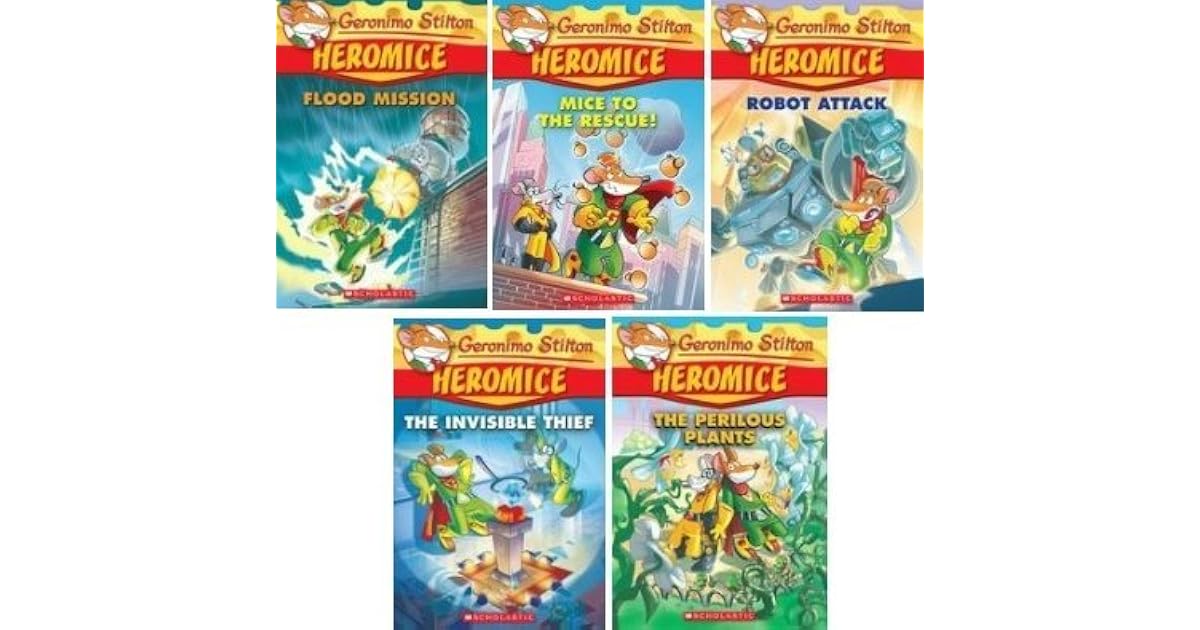 Geronimo Stilton Heromice #1–#5 Pack: Perilous Plants, Flood Mission ...