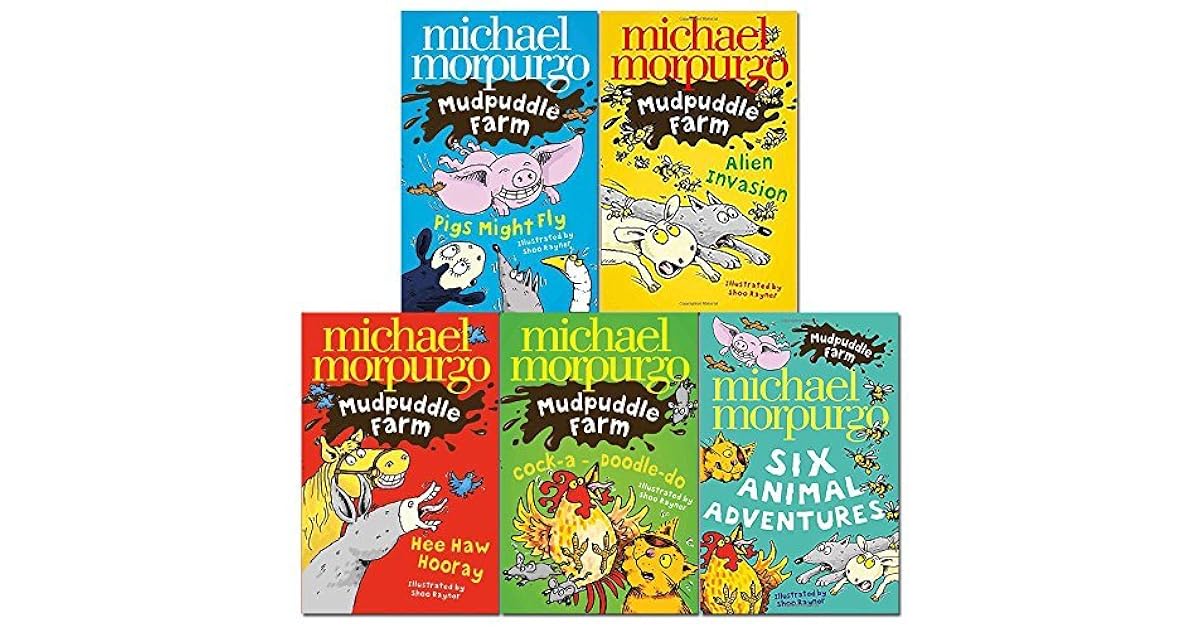 mudpuddle farm series 5 books collection set by Michael Morpurgo