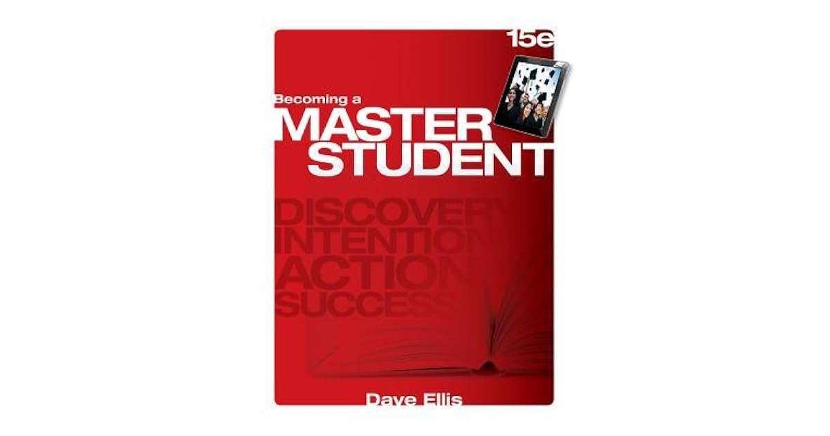 Discovery Wheel for Ellis' Becoming a Master Student, 15th by Dave Ellis