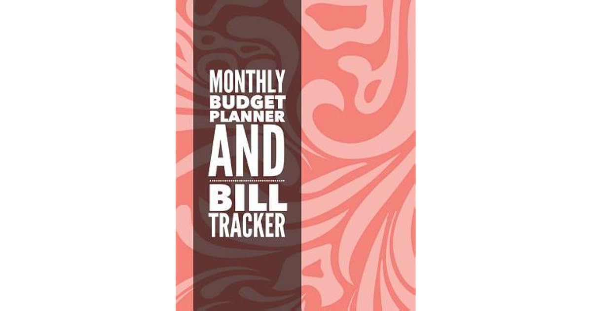 Monthly Budget Planner and Bill Tracker: Pink Design Weekly Expense ...