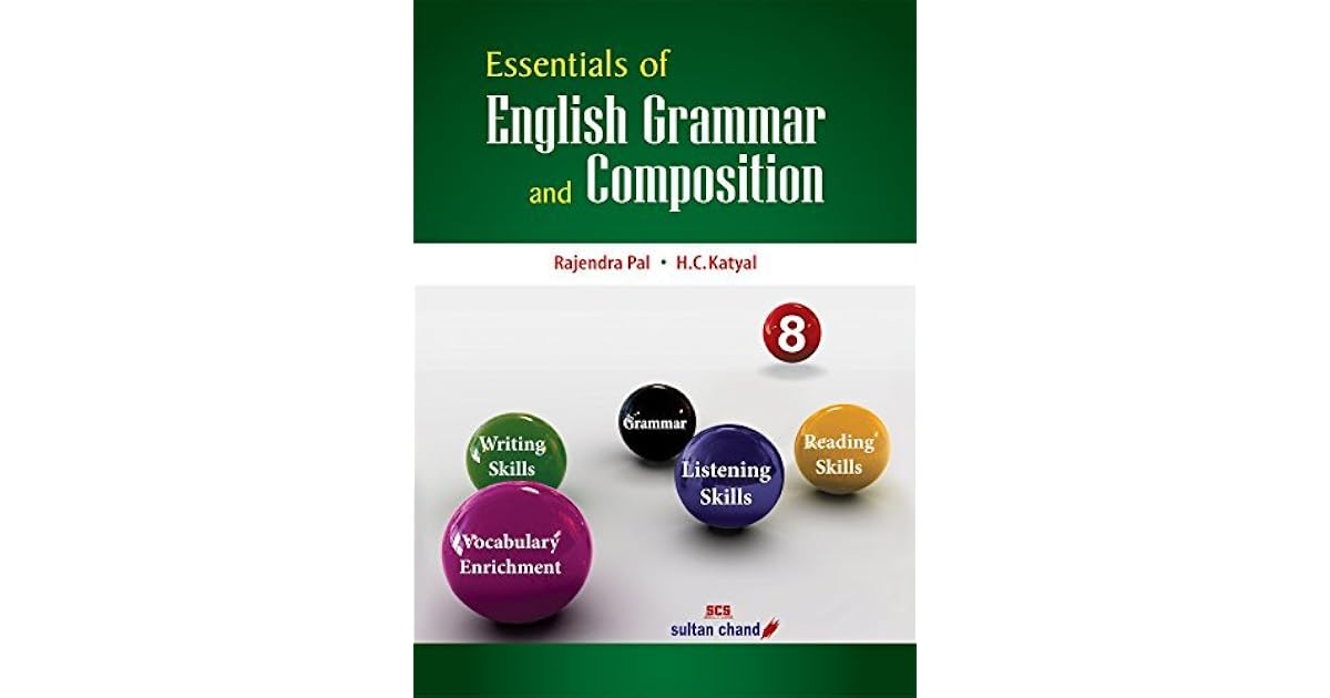 Essentials Of English Grammar And Composition 8 By Rajendra Pal