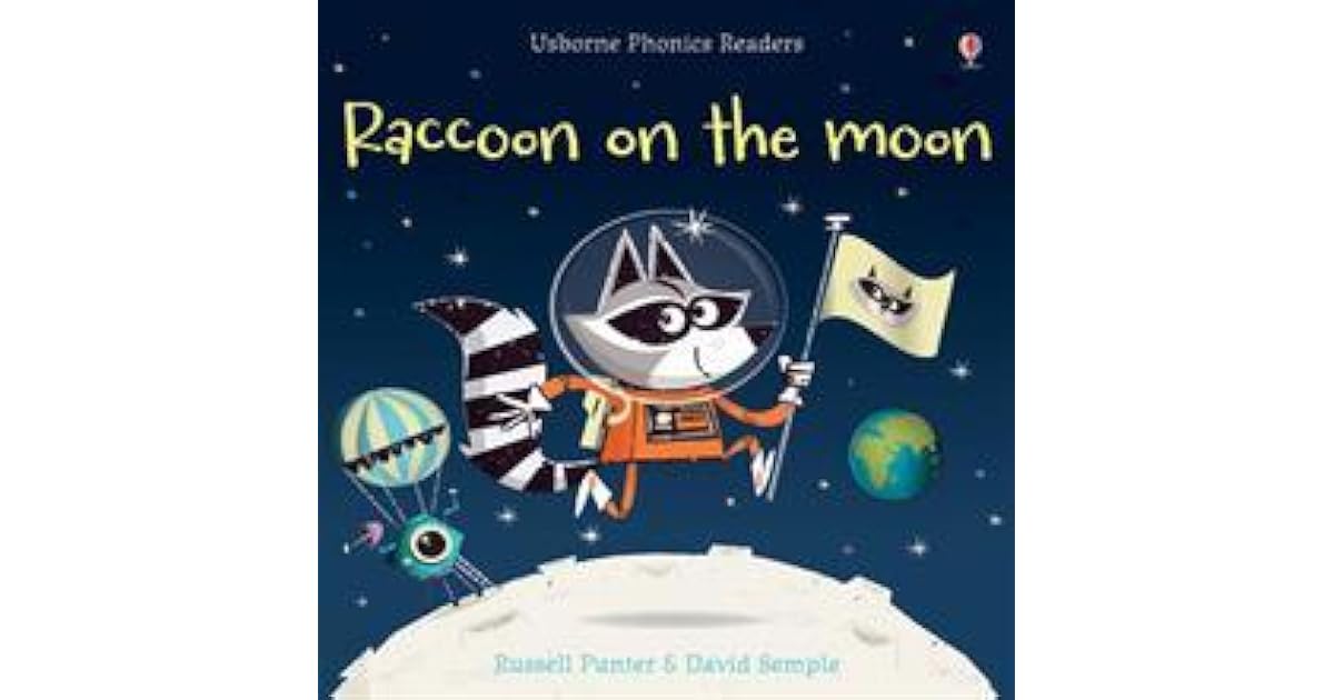 Raccoon On The Moon by Russell Punter