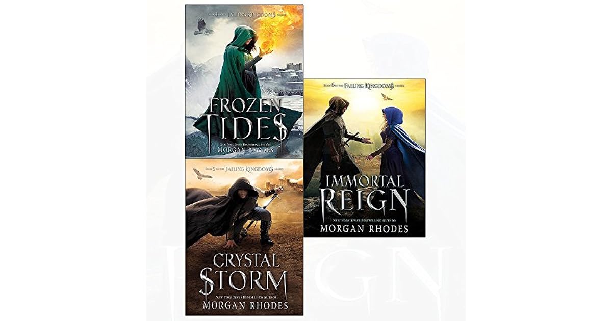Falling kingdoms series frozen tides, crystal storm, immortal reign 3 ...