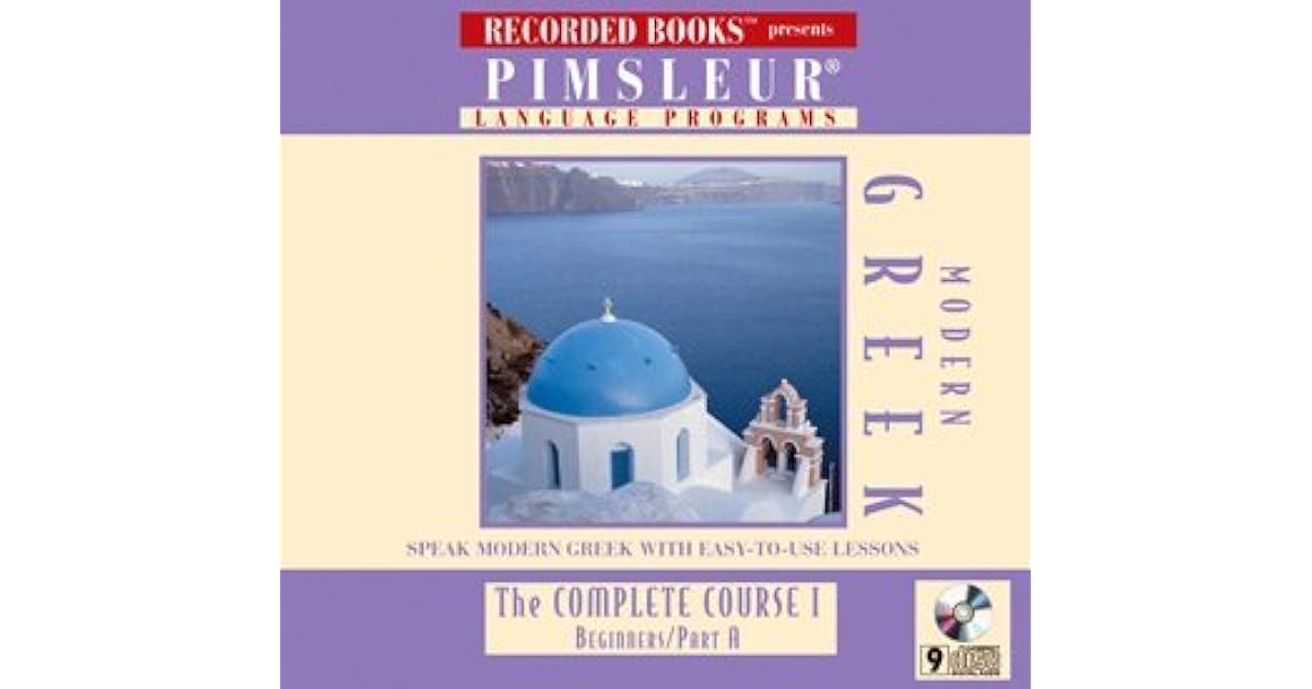 Pimsleur Greek Language Program by Dr. Paul Pimsleur