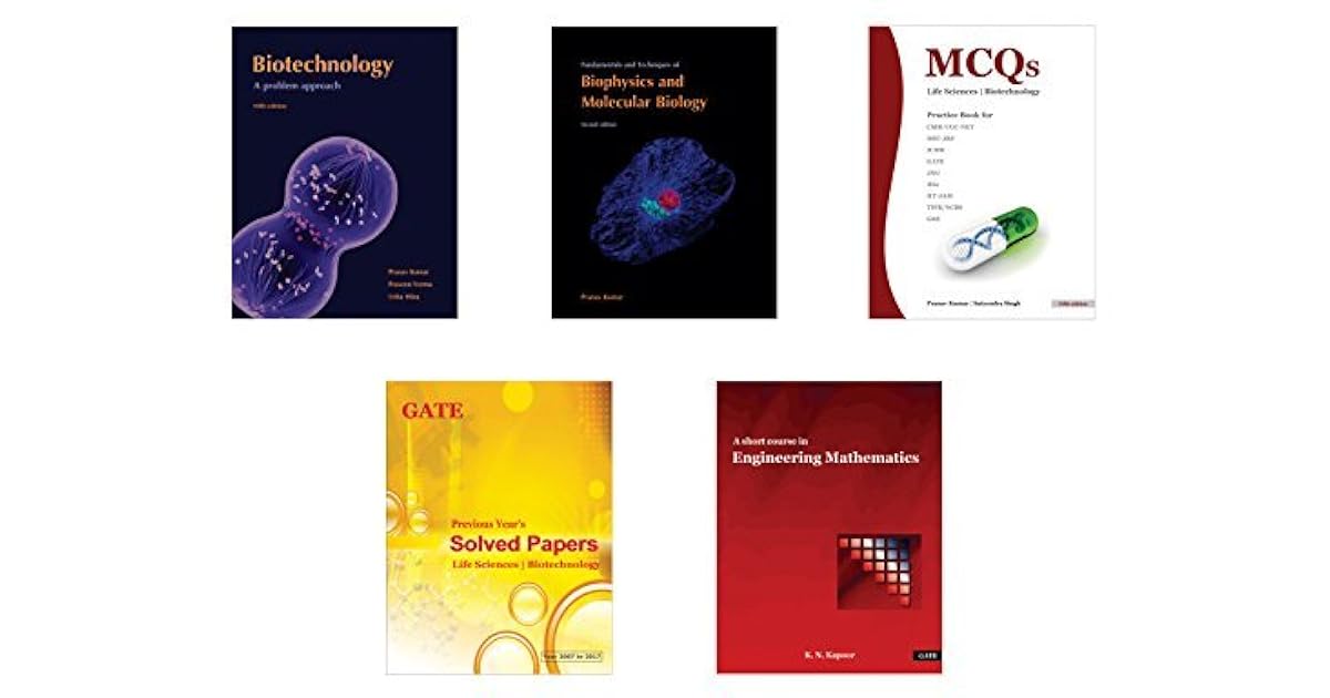Pathfinder Academy GATE Biotechnology Five Book Combo Set by Pranav Kumar