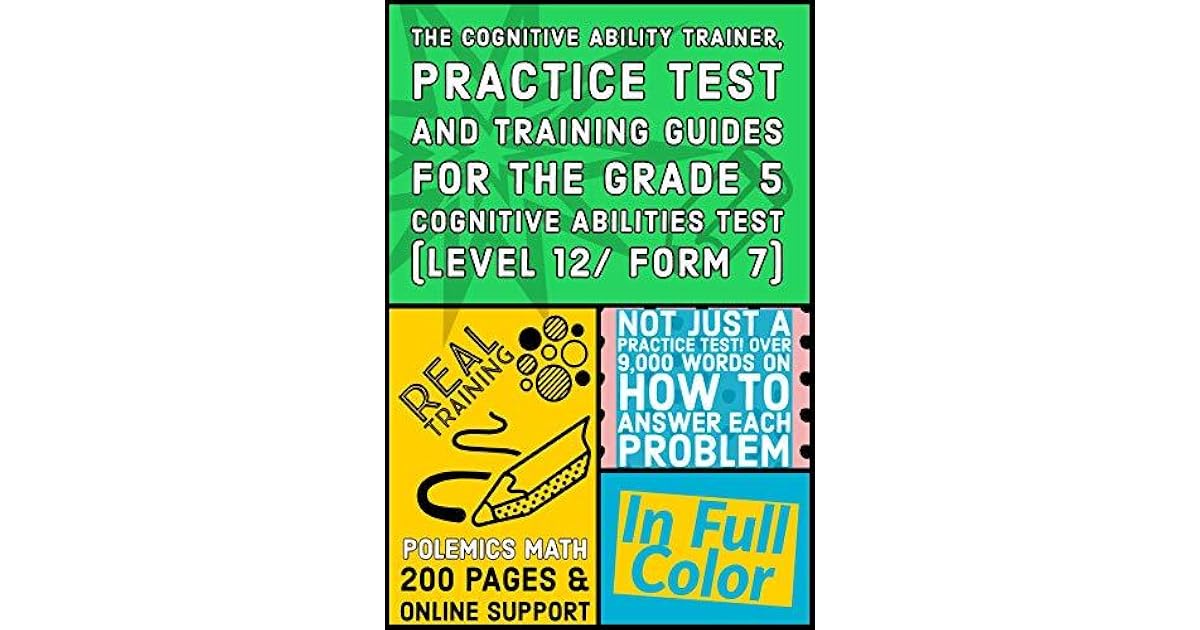 The Cognitive Ability Trainer, Practice Test and Training Guides for ...