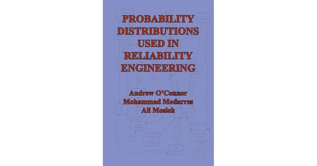 Probability Distributions Used in Reliability Engineering by Andrew N O'Connor
