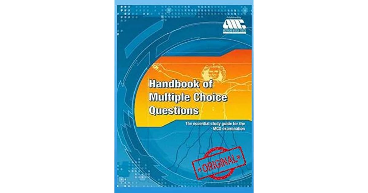 AMC Handbook : Handbook of Multiple Choice Questions by Australian ...