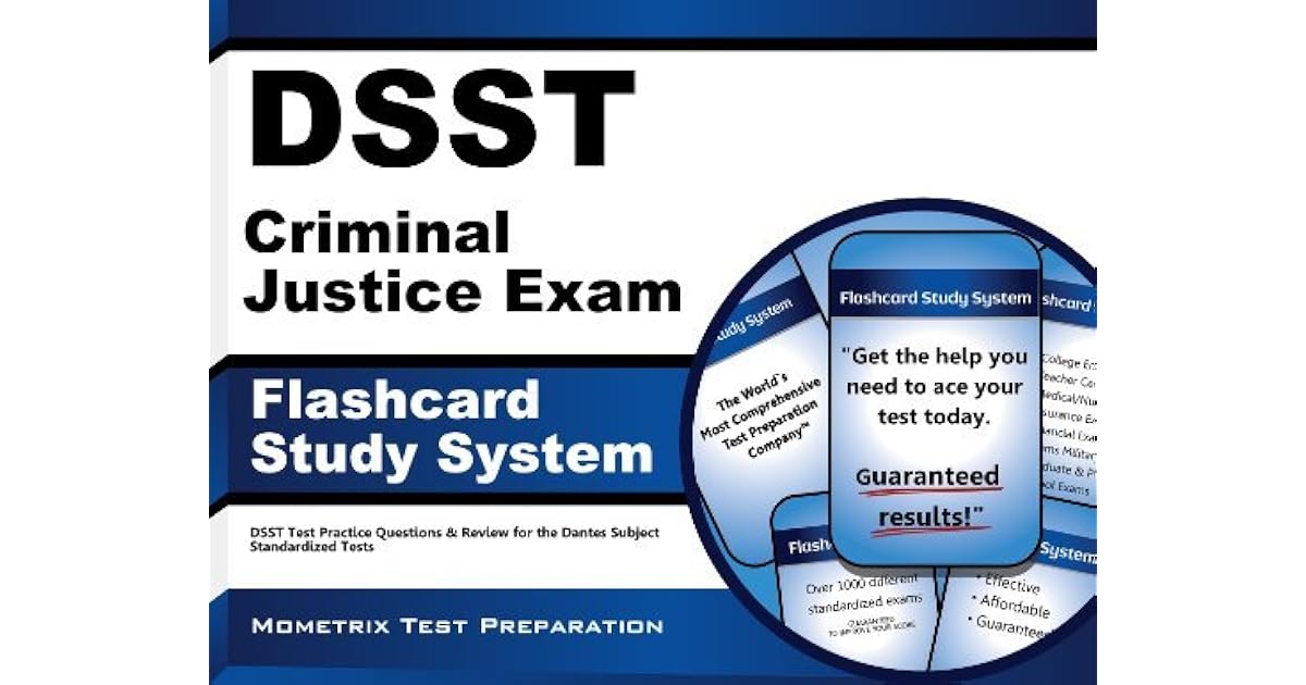 DSST Criminal Justice Exam Flashcard Study System: DSST Test Practice ...