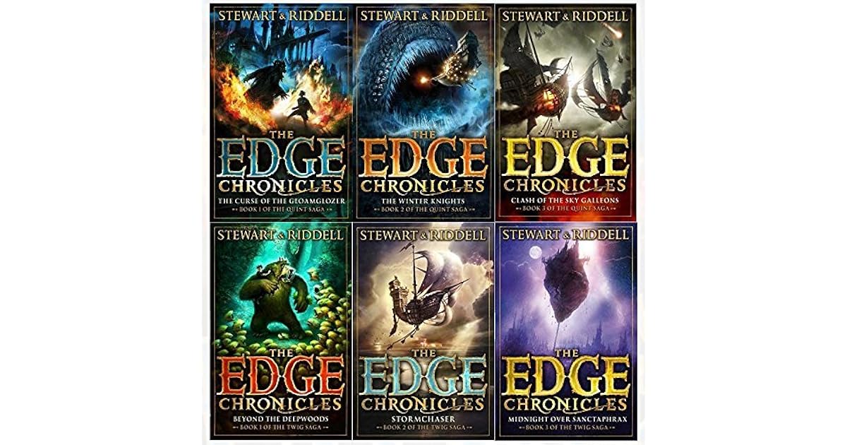 Edge Chronicles Level 1 to 6 Books Collection 6 Books Set by Paul Stewart