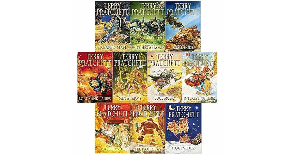 Terry pratchett Discworld novels Series 3 and 4 :10 books collection ...