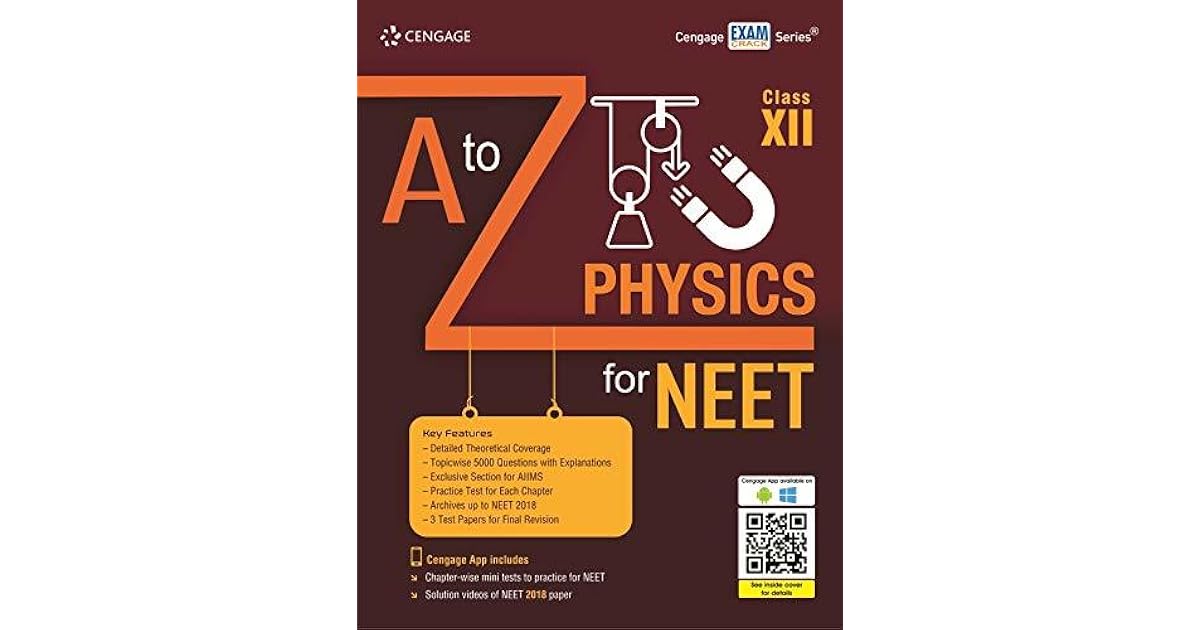 A to Z Physics for NEET: Class XII by Cengage Learning India