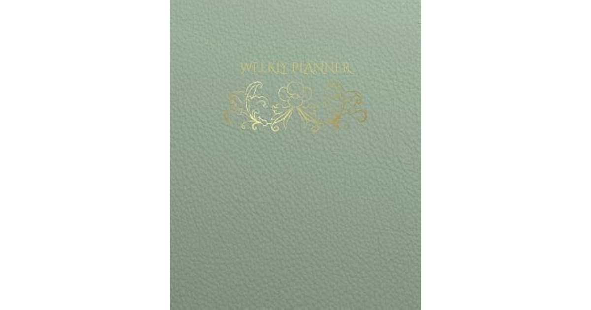 Weekly Planner: Weekly Planner 7.5 X 9.25 Weekly Daily Planner Weekly ...