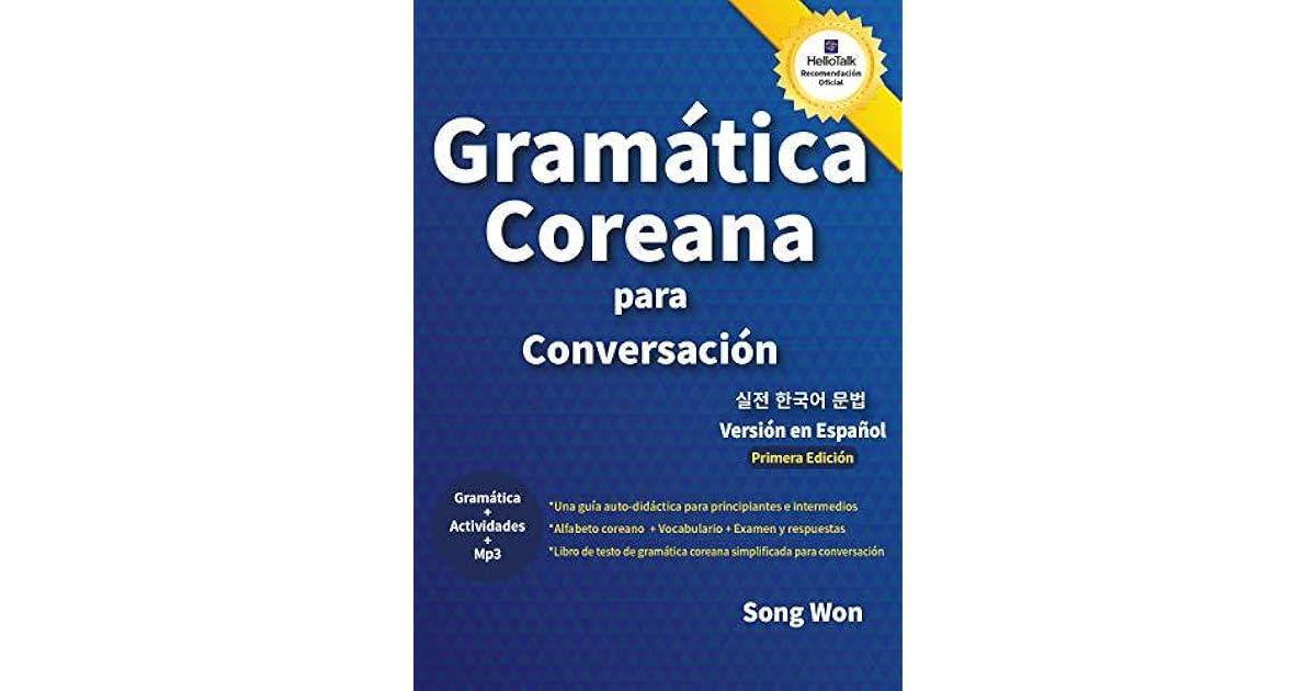 Gramática Coreana para Conversación by Song Won
