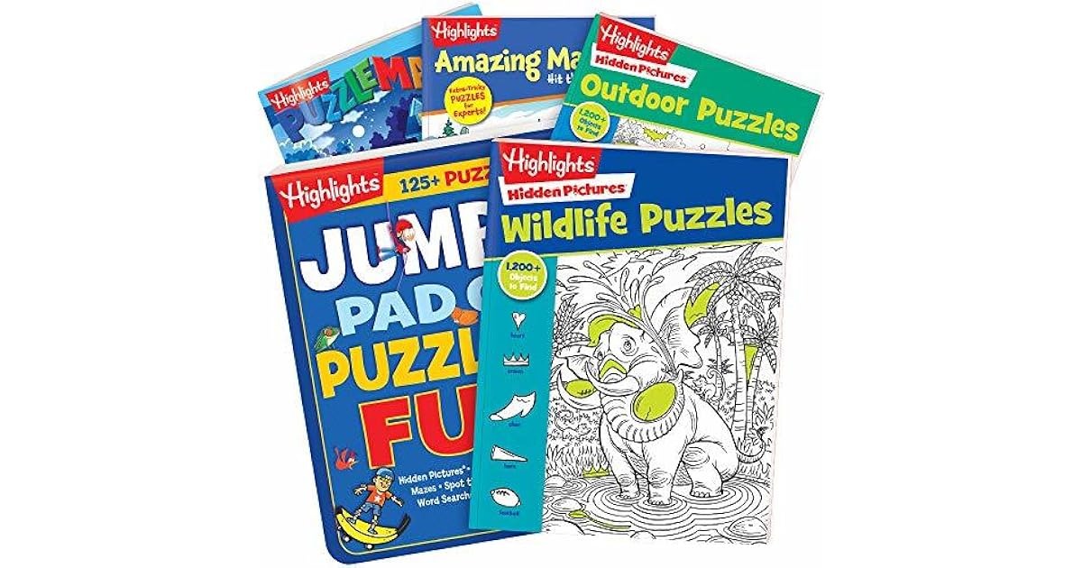 Highlights Hidden Pictures Puzzle Activity Pack for Kids 6+ by ...