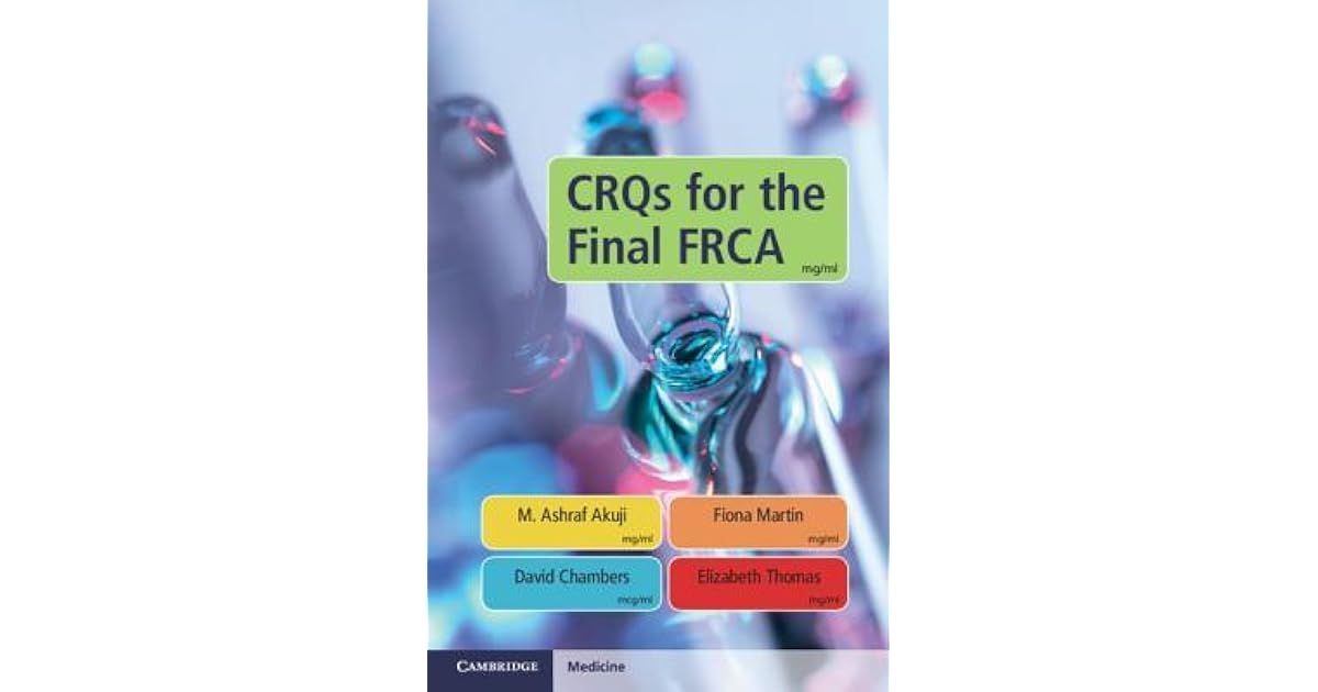 Crqs for the Final Frca by M. Ashraf Akuji
