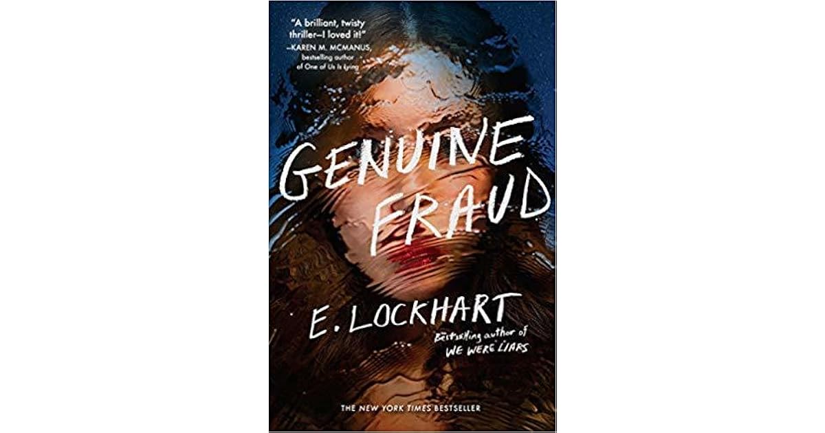 Book giveaway for Genuine Fraud by E. Lockhart May 07-May 17, 2019