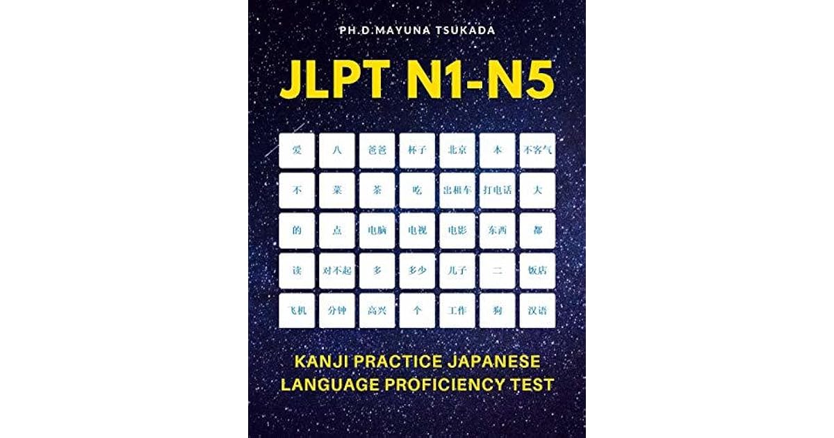 JLPT N1-N5 Kanji Practice Japanese Language Proficiency Test: Practice ...
