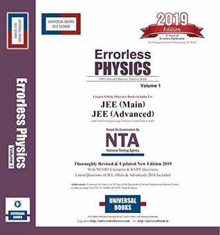 "NEW ERRORLESS PHYSICS IIT JEE (Set of 2 Volumes), NTA 2019 by ...