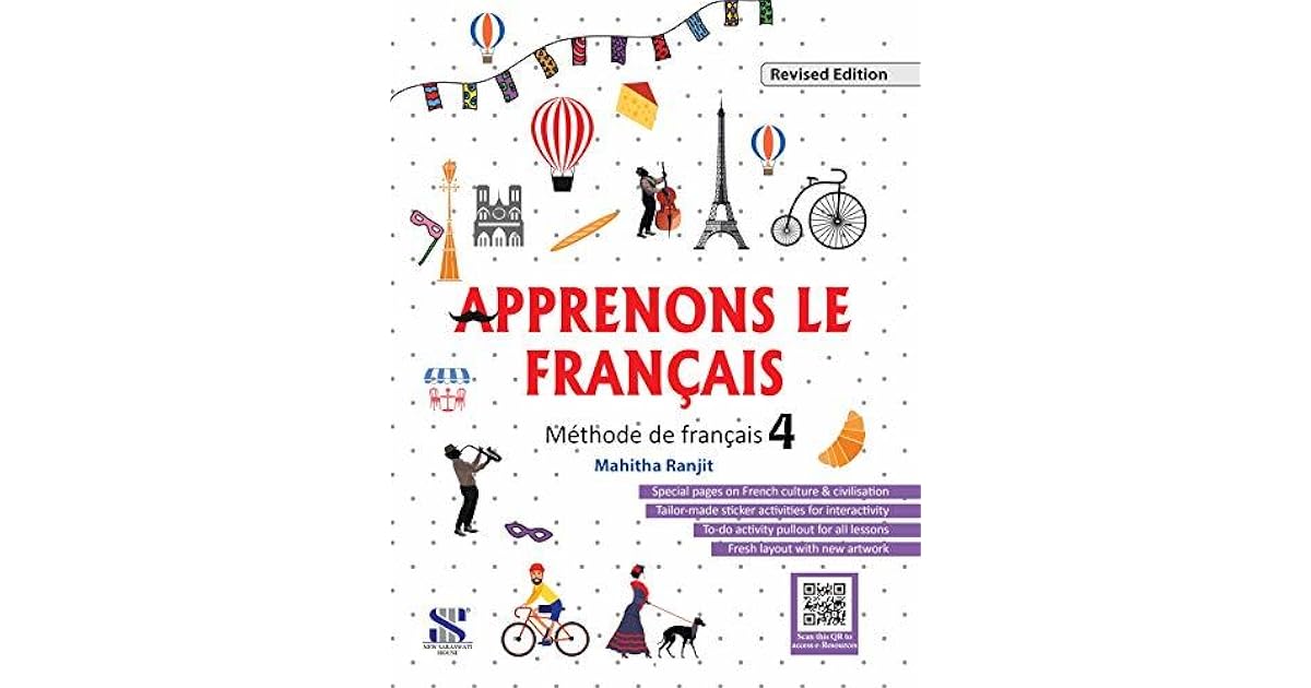 Apprenons Le Francais French Textbook 04: Educational Book by Mahitha ...