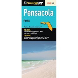 Pensacola, Florida Street Map by Universal Map
