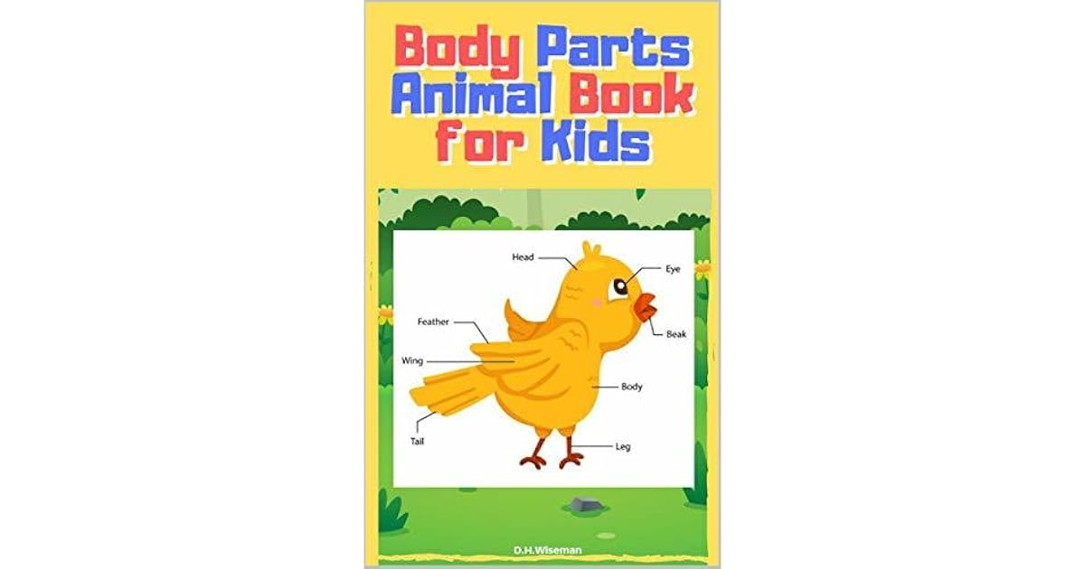 Body Parts Animal Book for Kids: Body Parts Book for Toddlers 2-4 Years ...